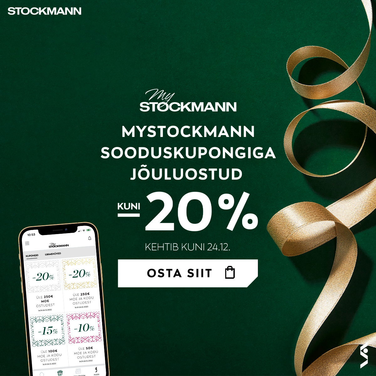 Stockmann Tallinna kaubamaja | Moe-, ilu-, kodu- ja toidukaubad